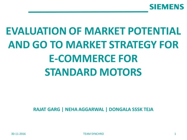 Siemens Presentation | PPT