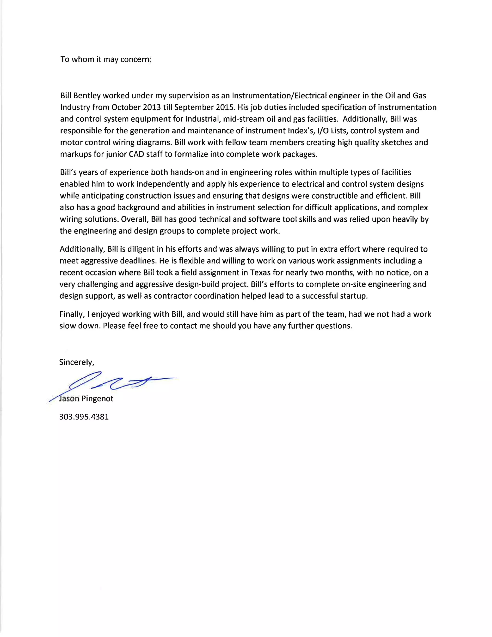 Letter of Recommendation STV | PDF