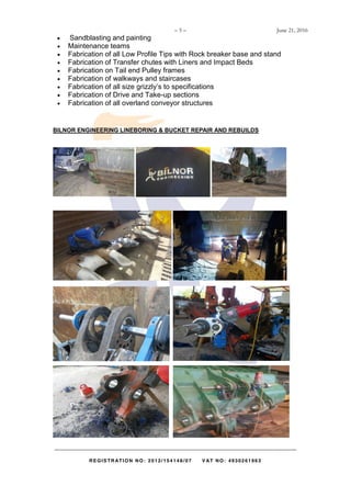 Bilnor Engineering Profile - latest | PDF