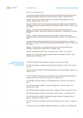 PAFonteyne_ExtendedCV_2015 | PDF | Business | Business and Finance