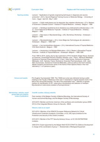 PAFonteyne_ExtendedCV_2015 | PDF | Business | Business and Finance