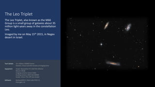 Deep Space Wonders from Negev Desert | PDF | Photography | Arts and Crafts