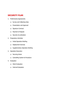 Bussines Profile P1 Force Security Event | PDF