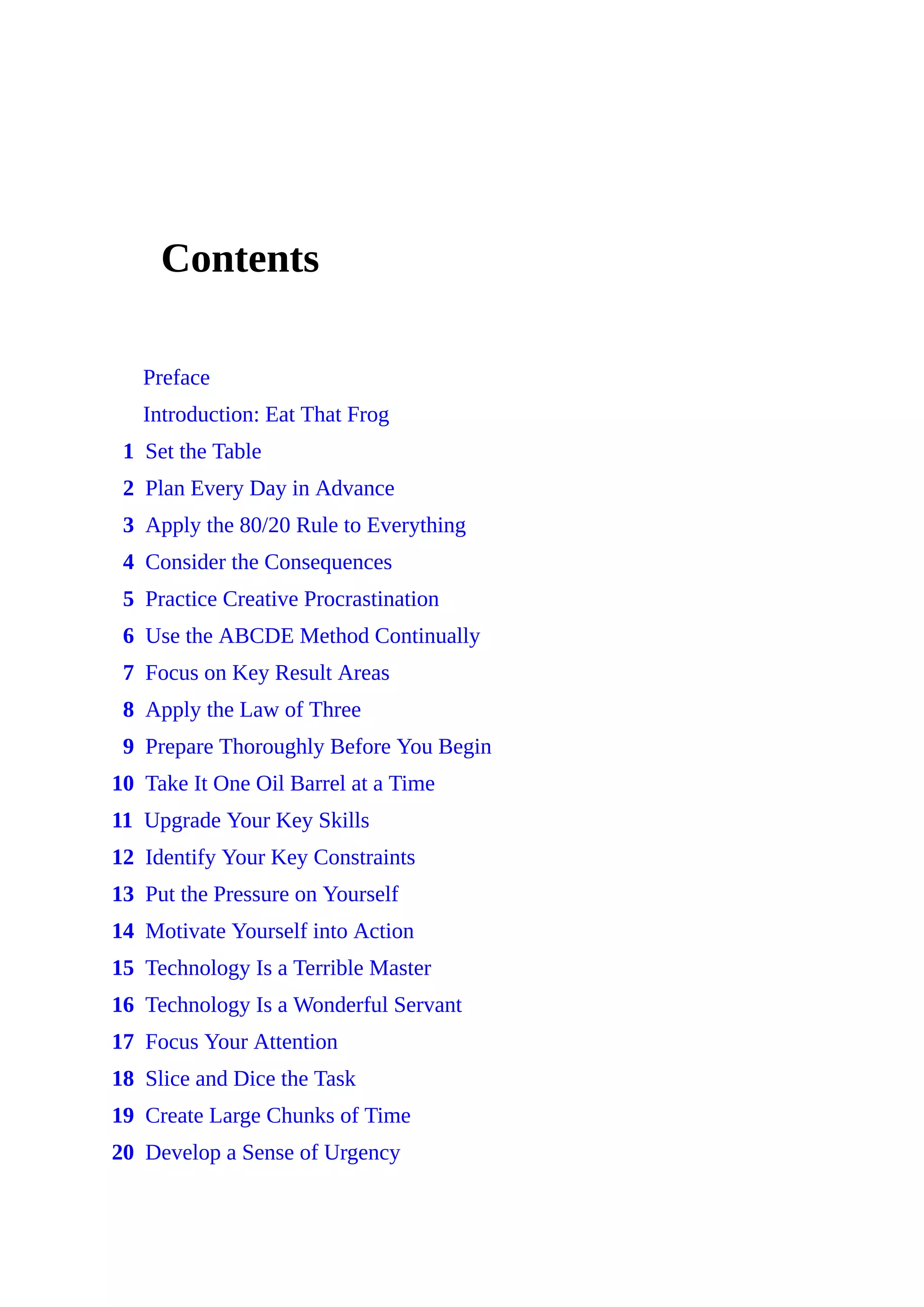 Eat That Frog!: | PDF