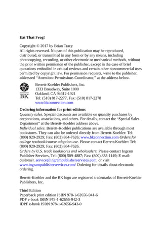 Eat That Frog!: | PDF