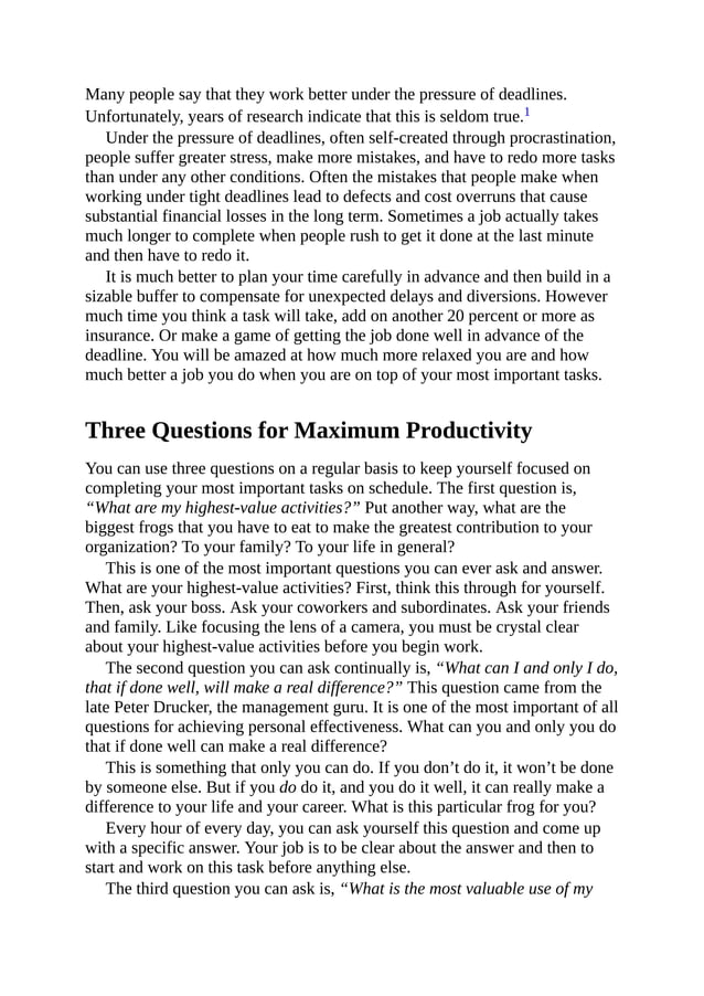 Eat That Frog!: | PDF | Publishing Industry | Industries