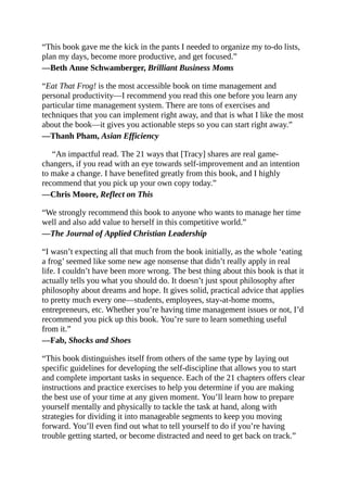Eat That Frog!: | PDF
