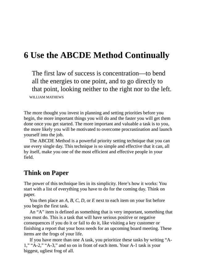 Eat That Frog!: | PDF | Publishing Industry | Industries