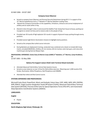 Michael E Mancuso- Resume (Mid FEB)(1) | DOC