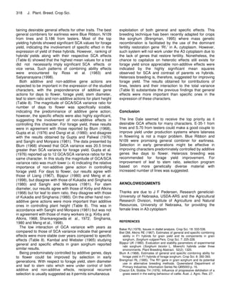 Line x tester analysis across locations and years in Sudanese x exotic ...