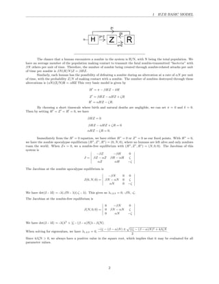 Ordinary Differential Equations Final - HumanvsZombies | PDF