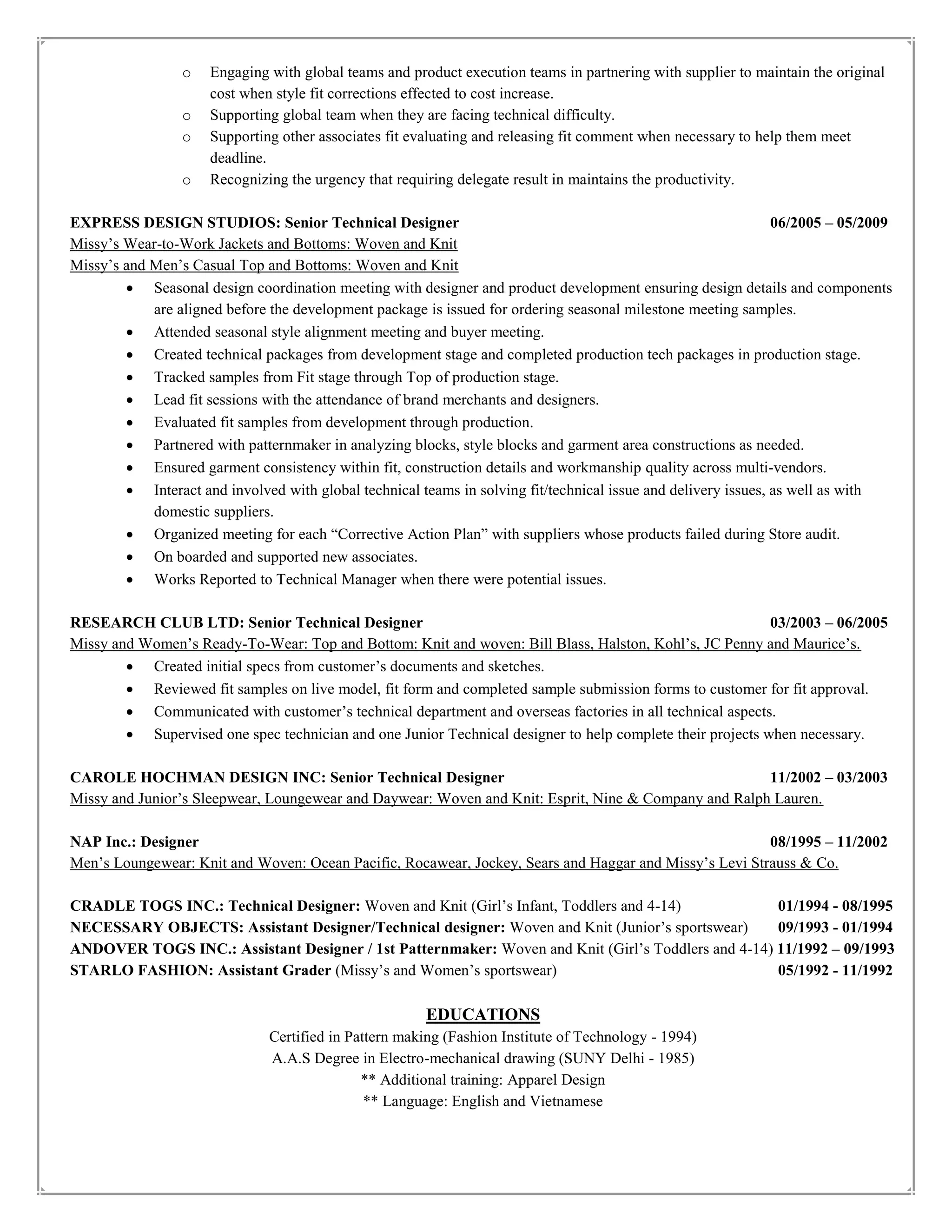 Thanh Bui Resume 03-15 | PDF