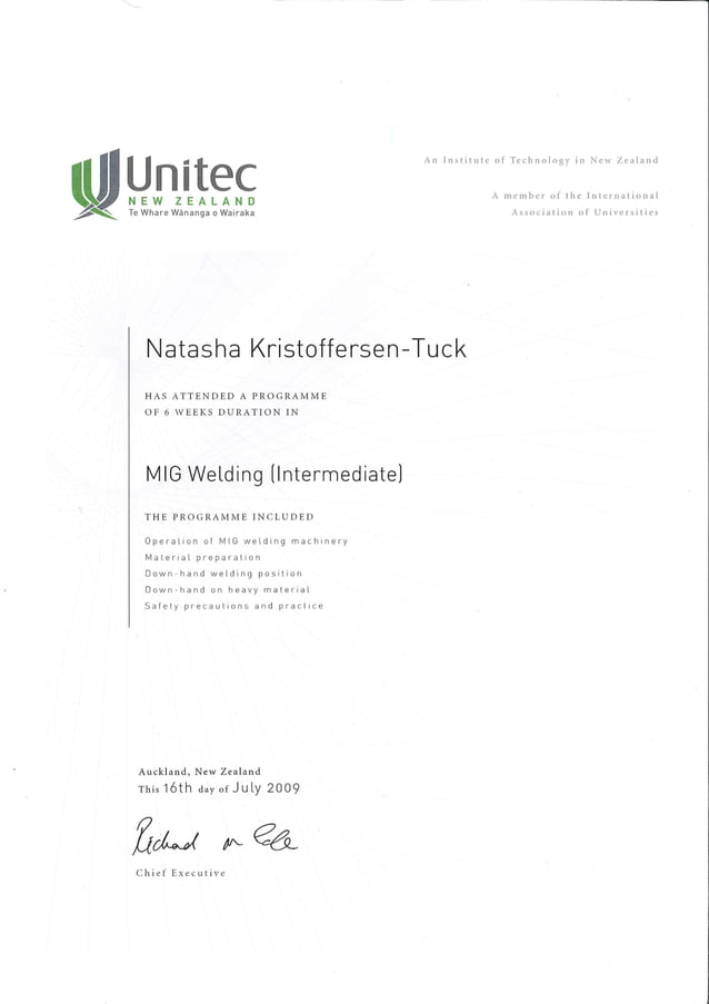 Mig Welding Intermediate Cert | PDF