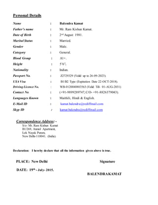 Balendra's-CV | DOCX