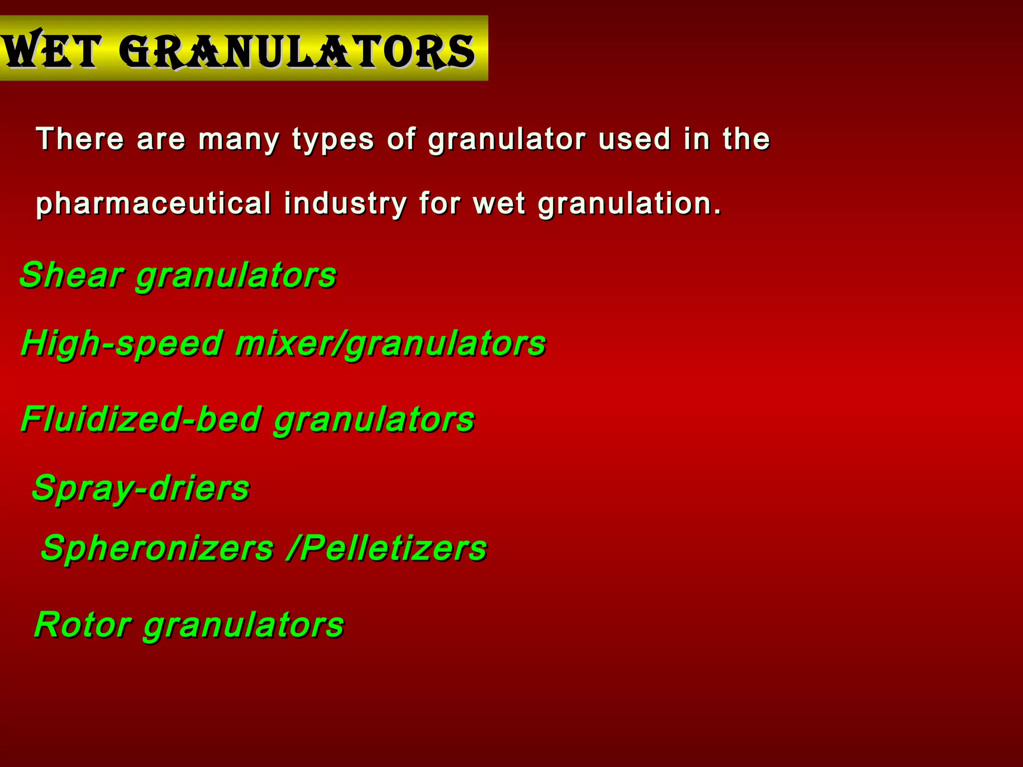 Granulation | PPT