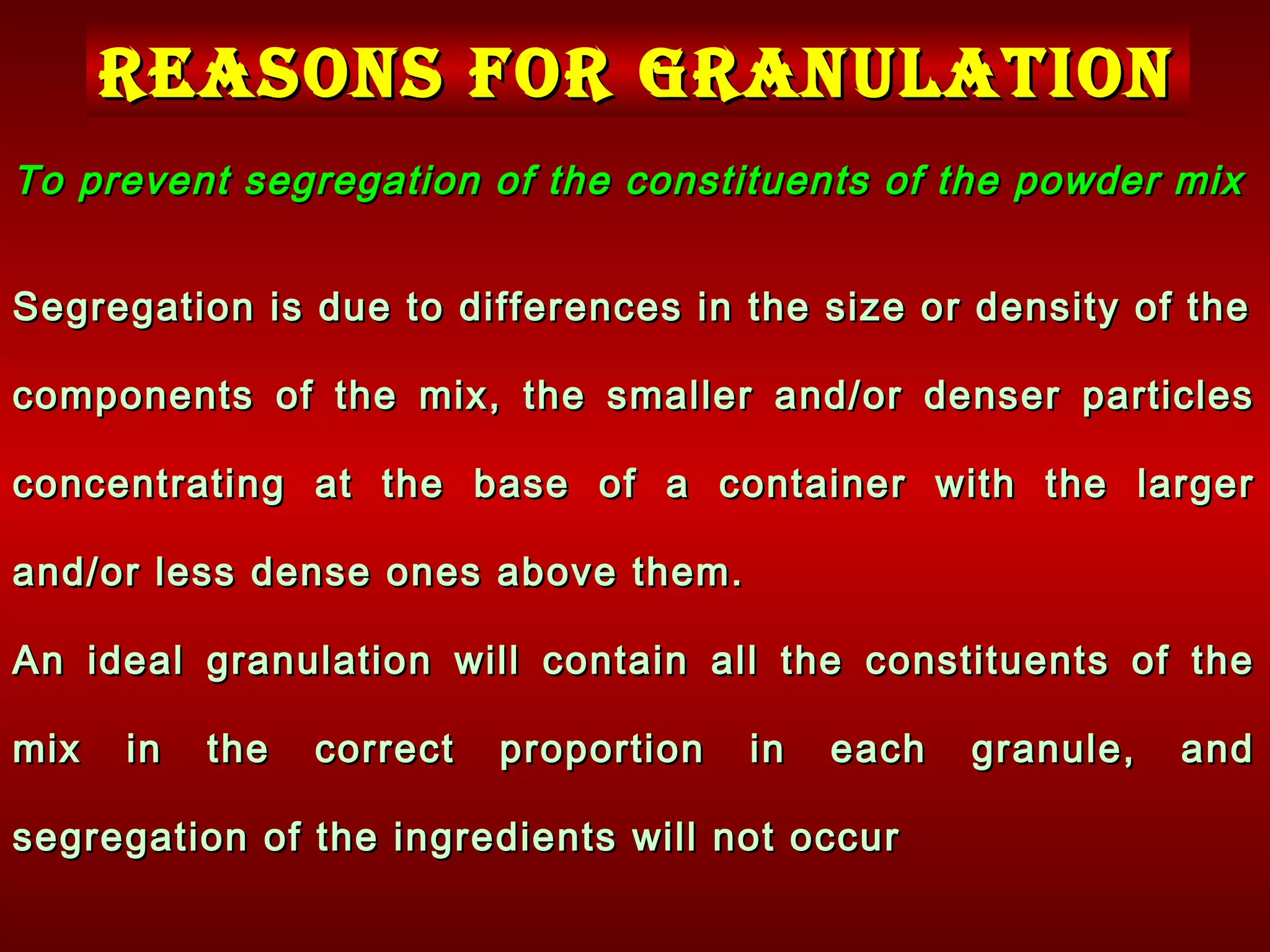 Granulation | PPT