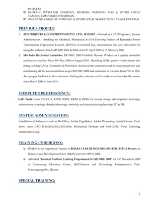 asif resume July 2016. | PDF