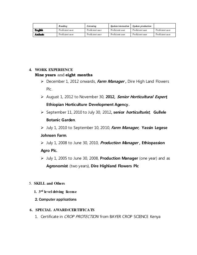 CURRICULUM VITAE TAB A