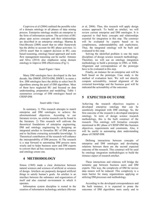 Enterprise and Data Mining Ontology Integration to Extract Actionable Knowledge-Final | PDF
