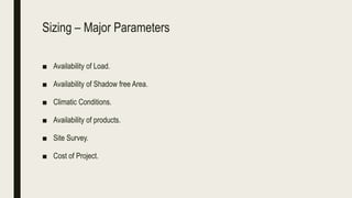 SOLAR DESIGN -PREMKUMAR-1 | PPTX