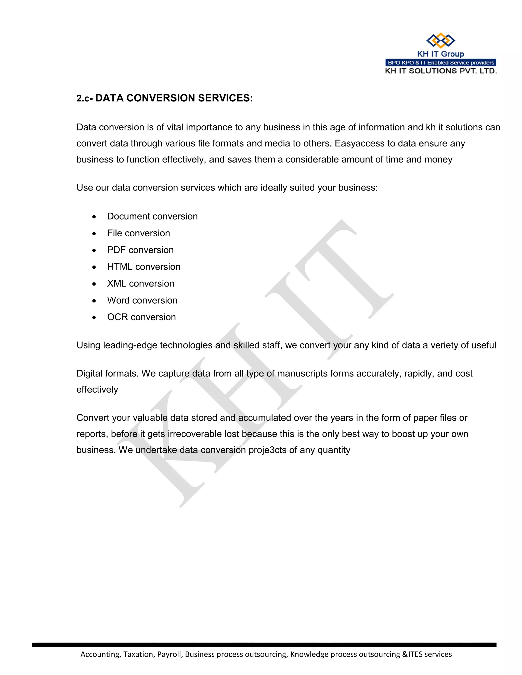 new company profile of KHIT | PDF | Business Accounting & Finance | Business