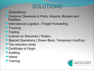 ACCOST PROFILE - PERFIL | PPT