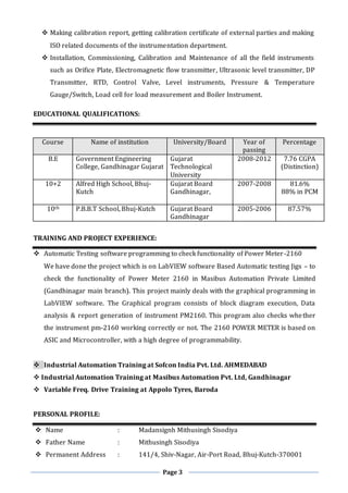 electrical&inst engineer | PDF