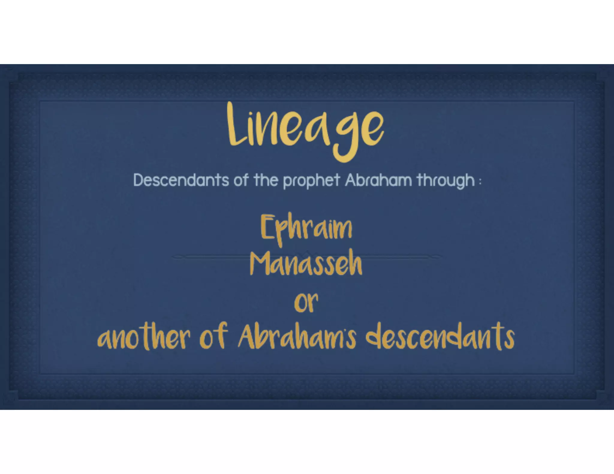 #7 The Abrahamic Covenant.key