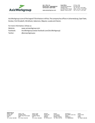 Microsoft Partner Network awards | DOCX | Africa Travel | Travel Locations