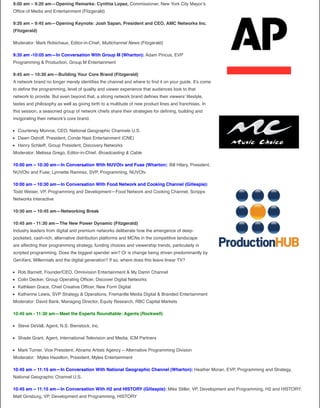 The Content Show | Broadcast Industry Event | NYC Television Week ...