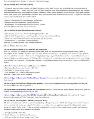 The Content Show | Broadcast Industry Event | NYC Television Week ...