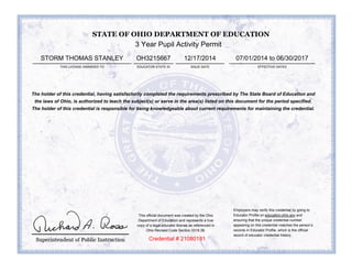 Pupil Activity Permit | PPT