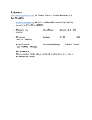Isatou Njie Cv | DOCX