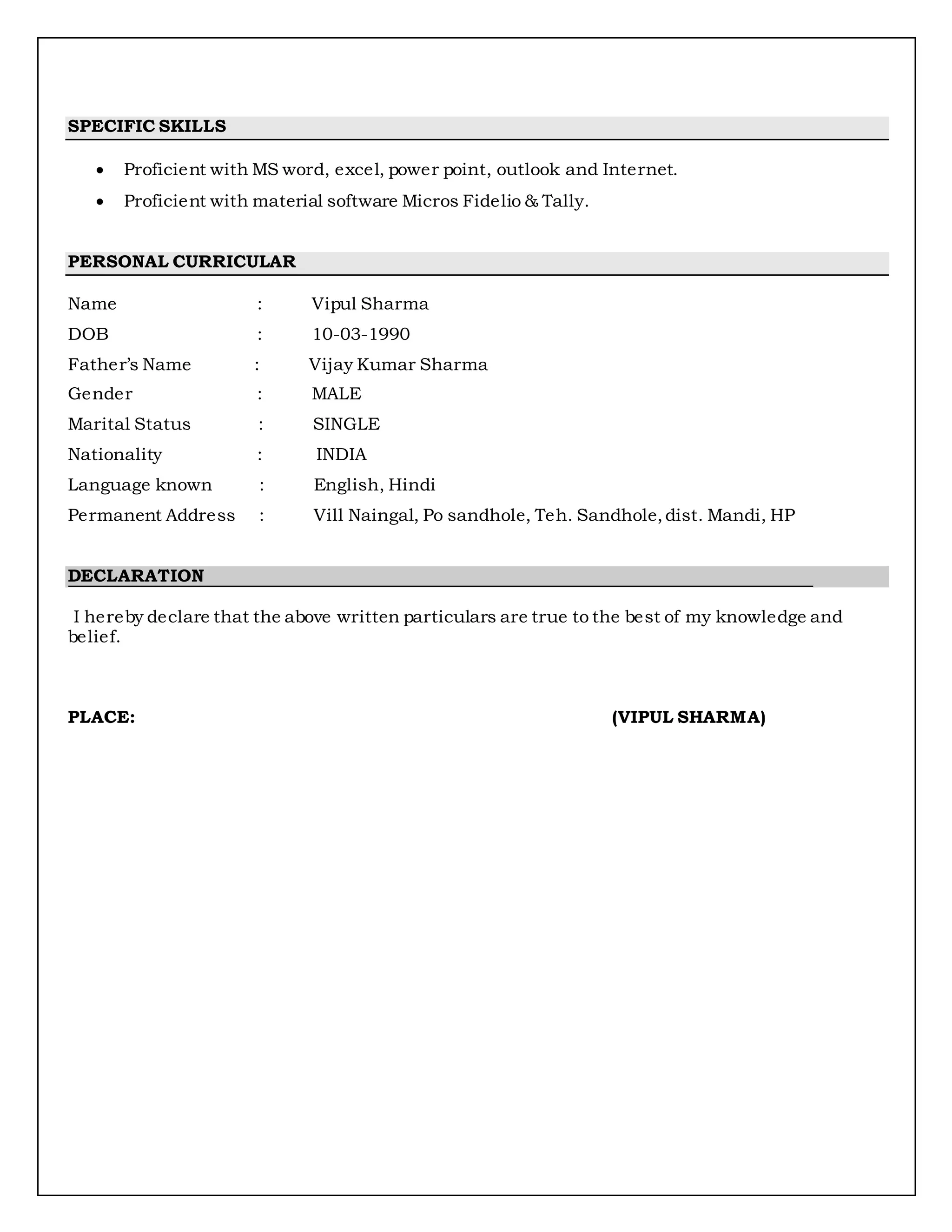 vipul sharma - | DOCX | Business Administration | Business