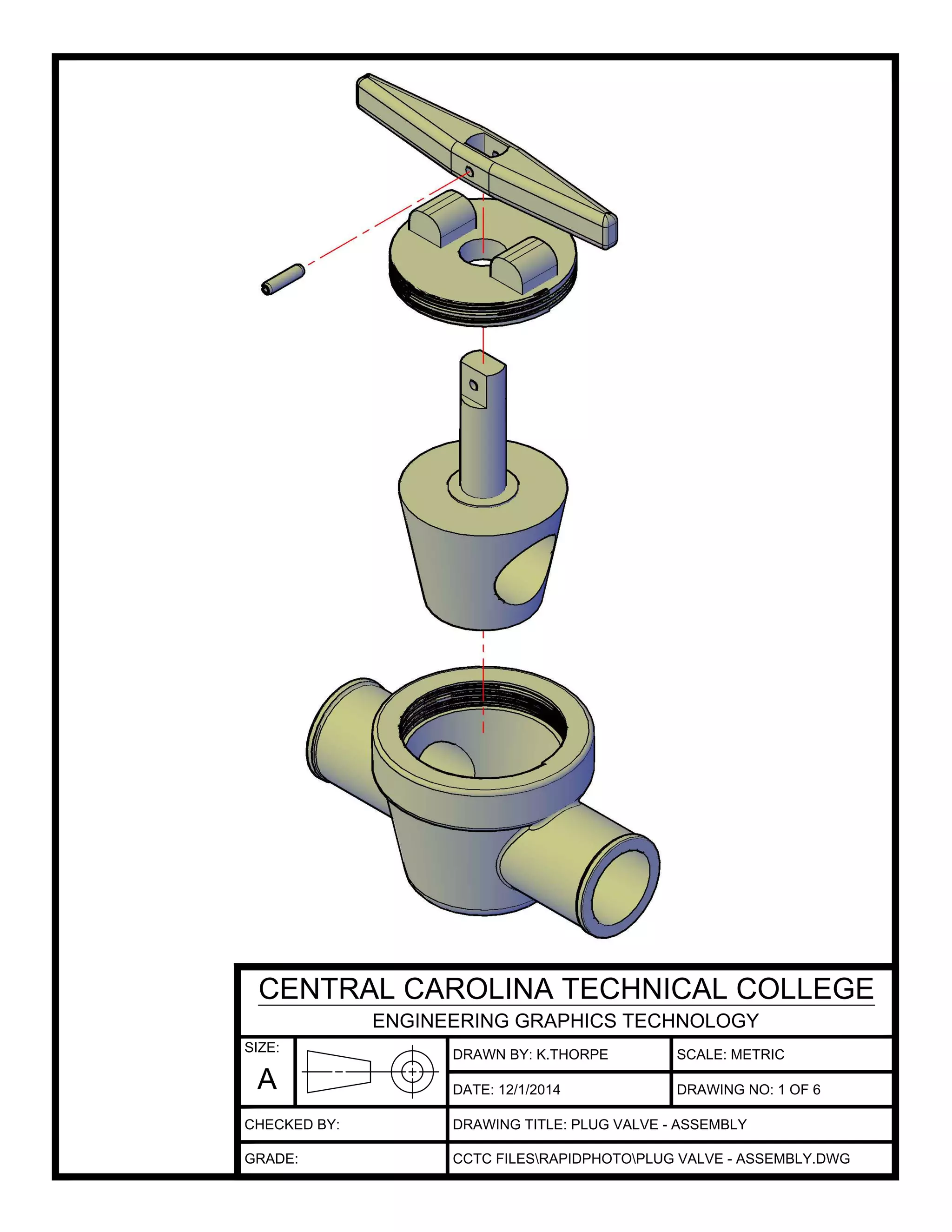 PLUG VALVE - ASSEMBLEY-Layout1 | PDF