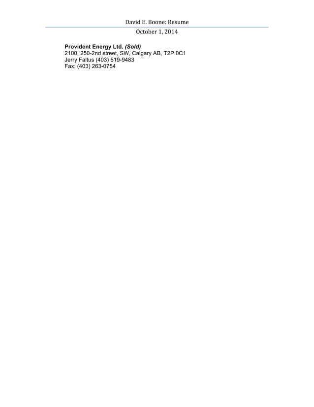 David Boone Landman Resume revised | PDF