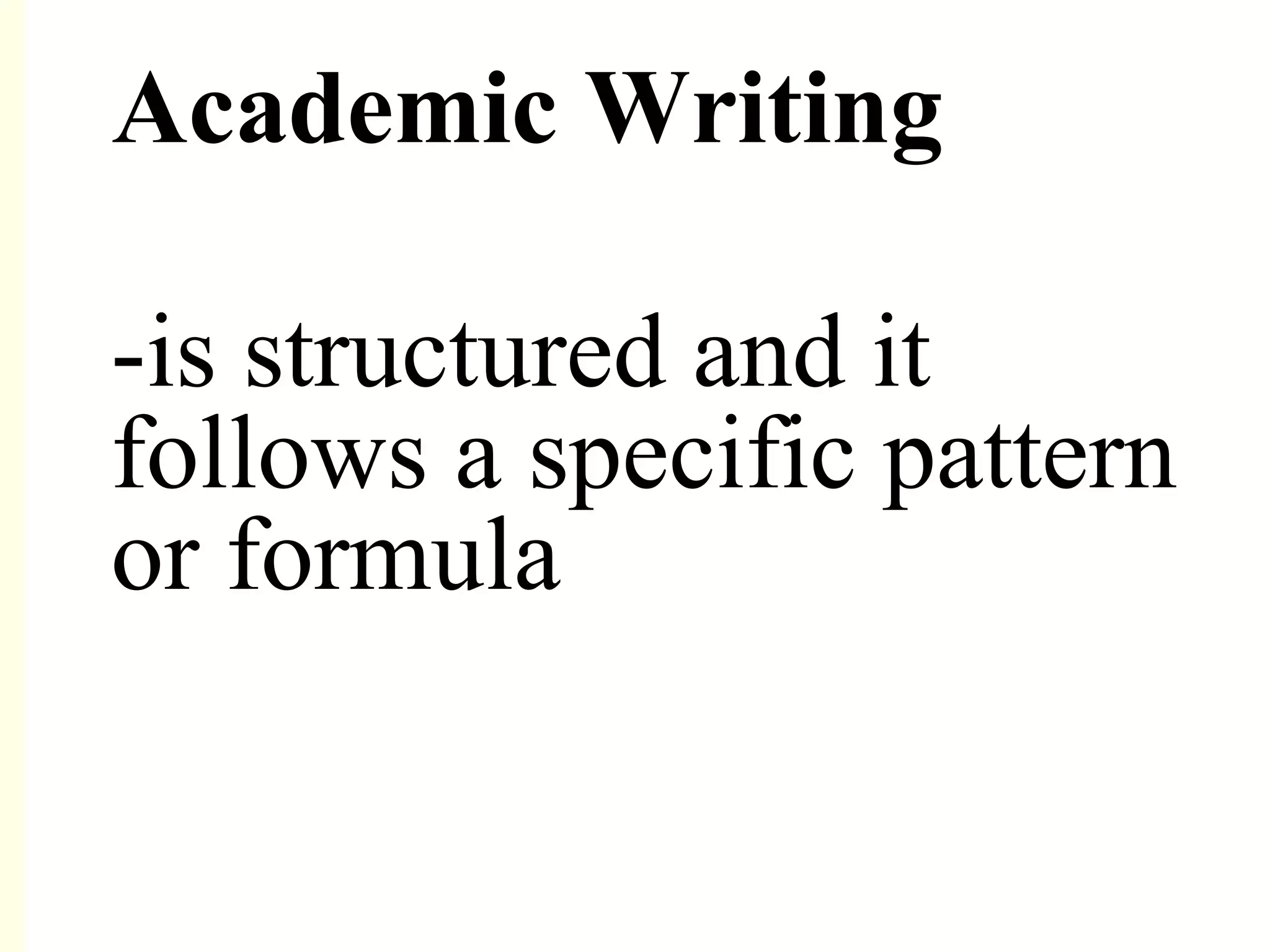 Eng7 academic writing vs creative writing | PPT