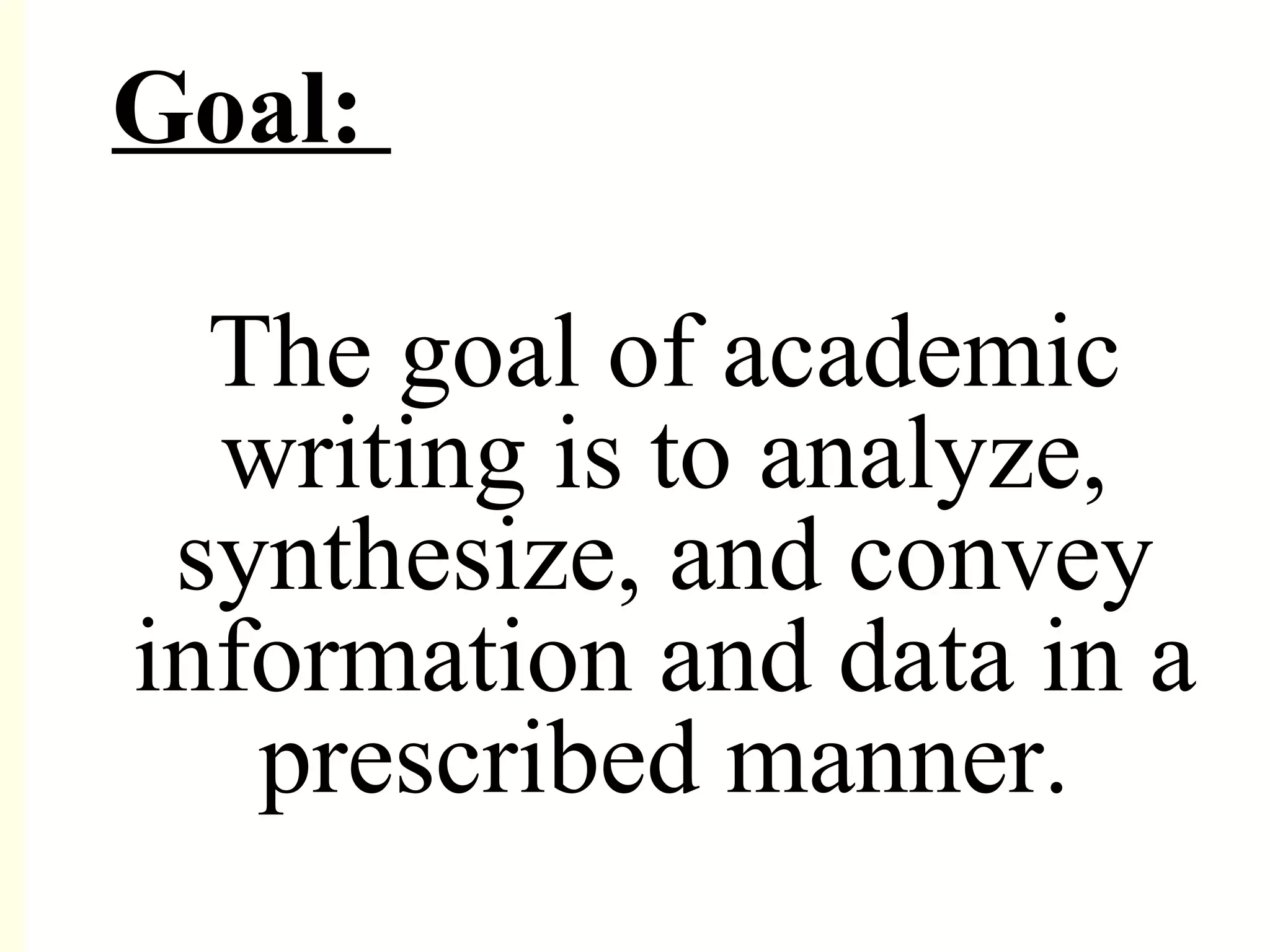 Eng7 academic writing vs creative writing | PPT