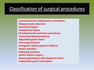 Bariatric surgery | PPTX