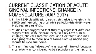 Acute Gingival Infections | PPTX