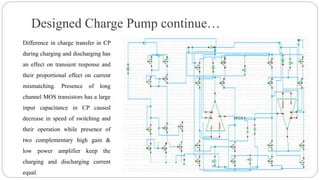 Design And Analysis of Charge Pump for PLL at 90nm CMOS technology | PPTX