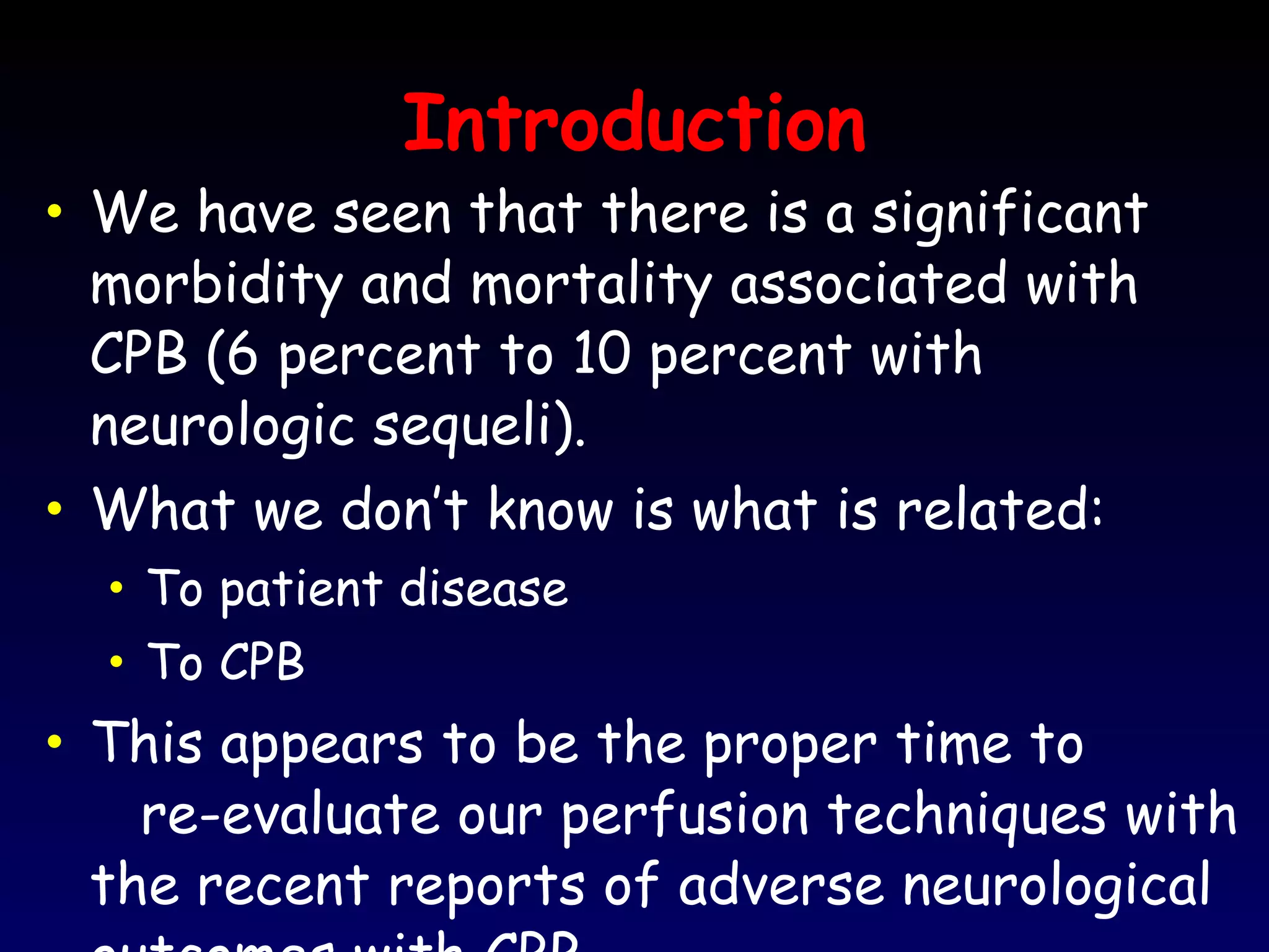 7 Adequacy Of Perfusion During Cardiopulmonary Bypass | PPT