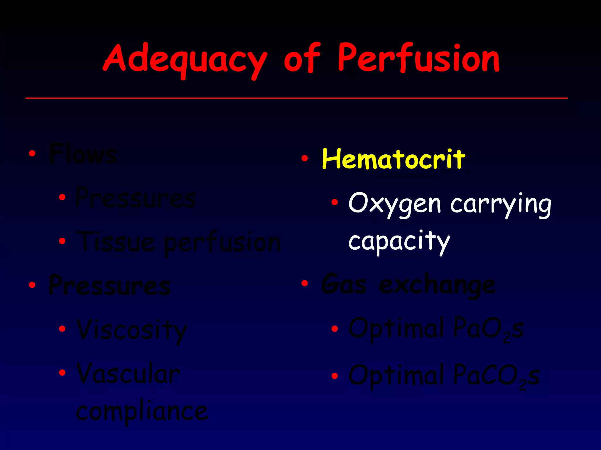 7 Adequacy Of Perfusion During Cardiopulmonary Bypass | PPT