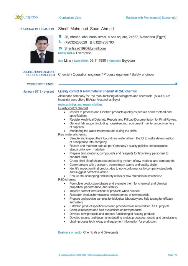 sherif saad cv | PDF