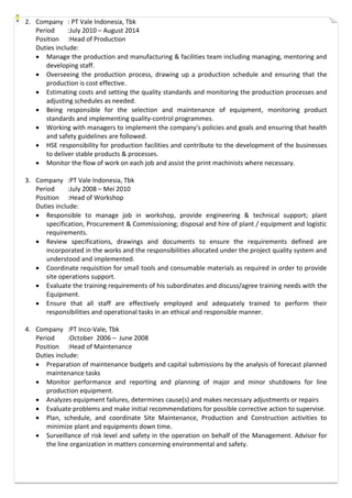 Resume Eri | PDF