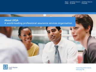 B&C - LRQA Corporate Presentation | PDF