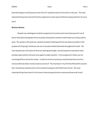 Short Story | DOCX | Screenwriting | Content Production