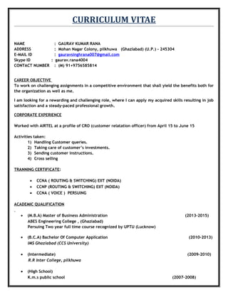 new IT resume | PDF