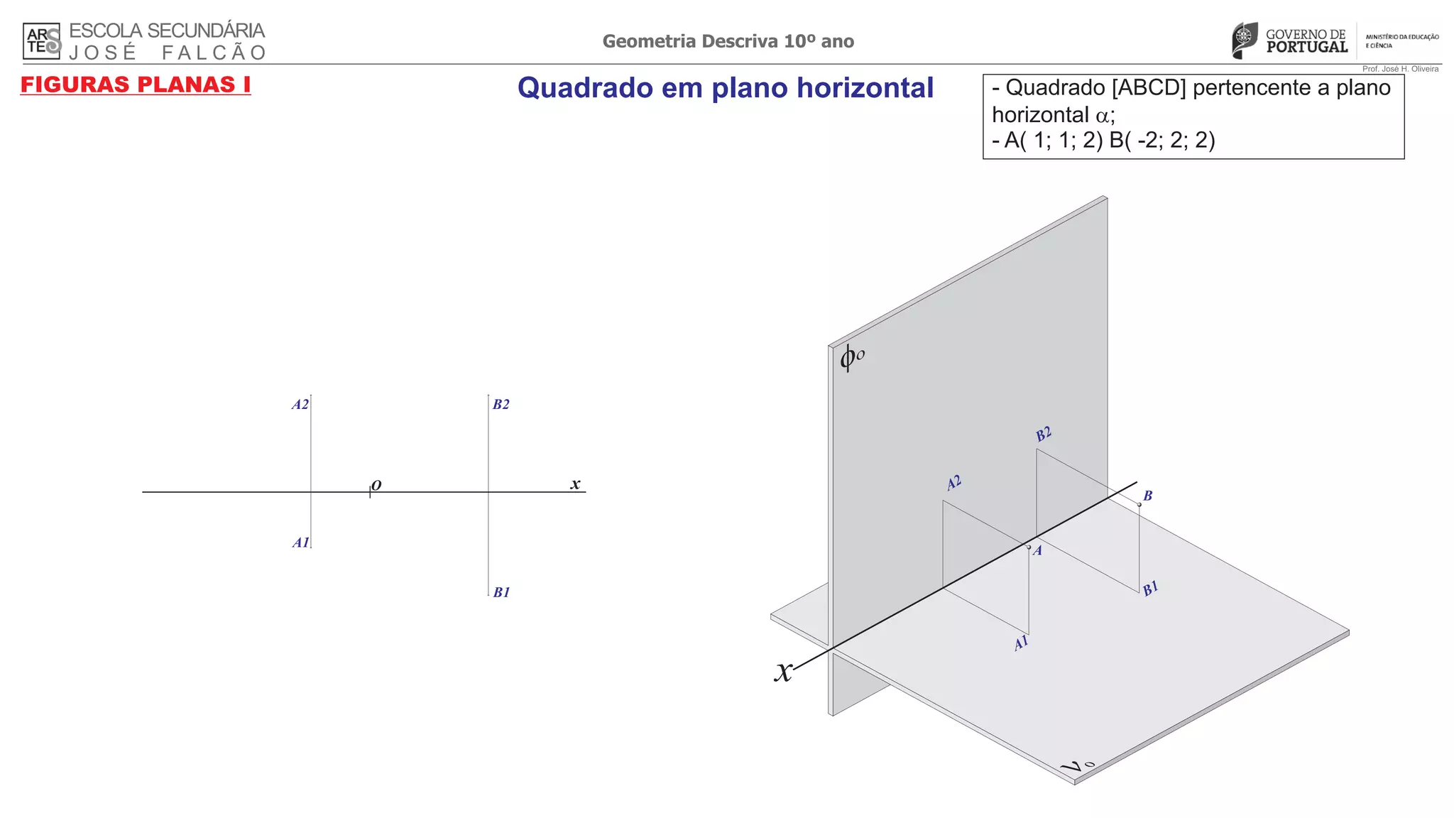 Exercício passo-a-passo figura num plano horizontal | PDF