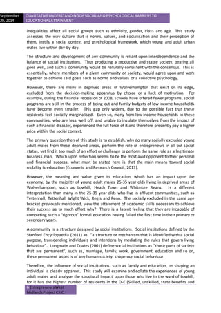 Qualitative Study of Barriers to Educational Attainment | PDF